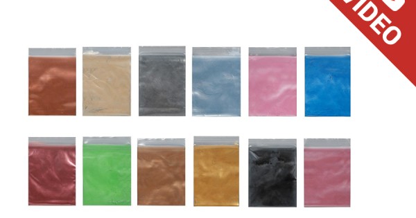 Prirodni pigmenti (prirodni liskun) - pakovanje od 24 boje (3 gr/boja)